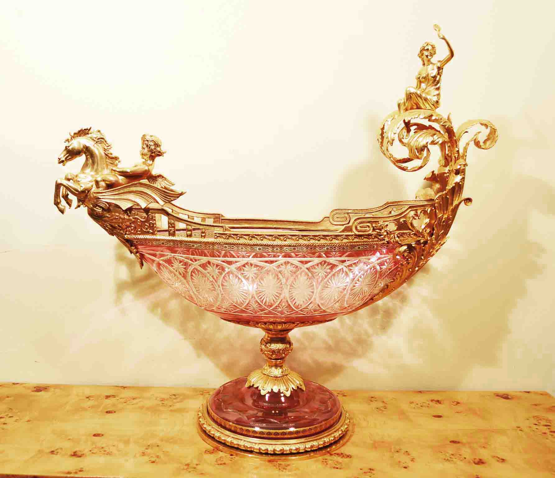 Huge Pink Cut Glass | Ref. no. 03111 | Regent Antiques