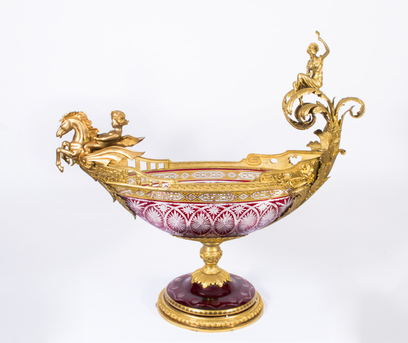 Huge Ruby Red Cut Glass | Ref. no. 03111a | Regent Antiques