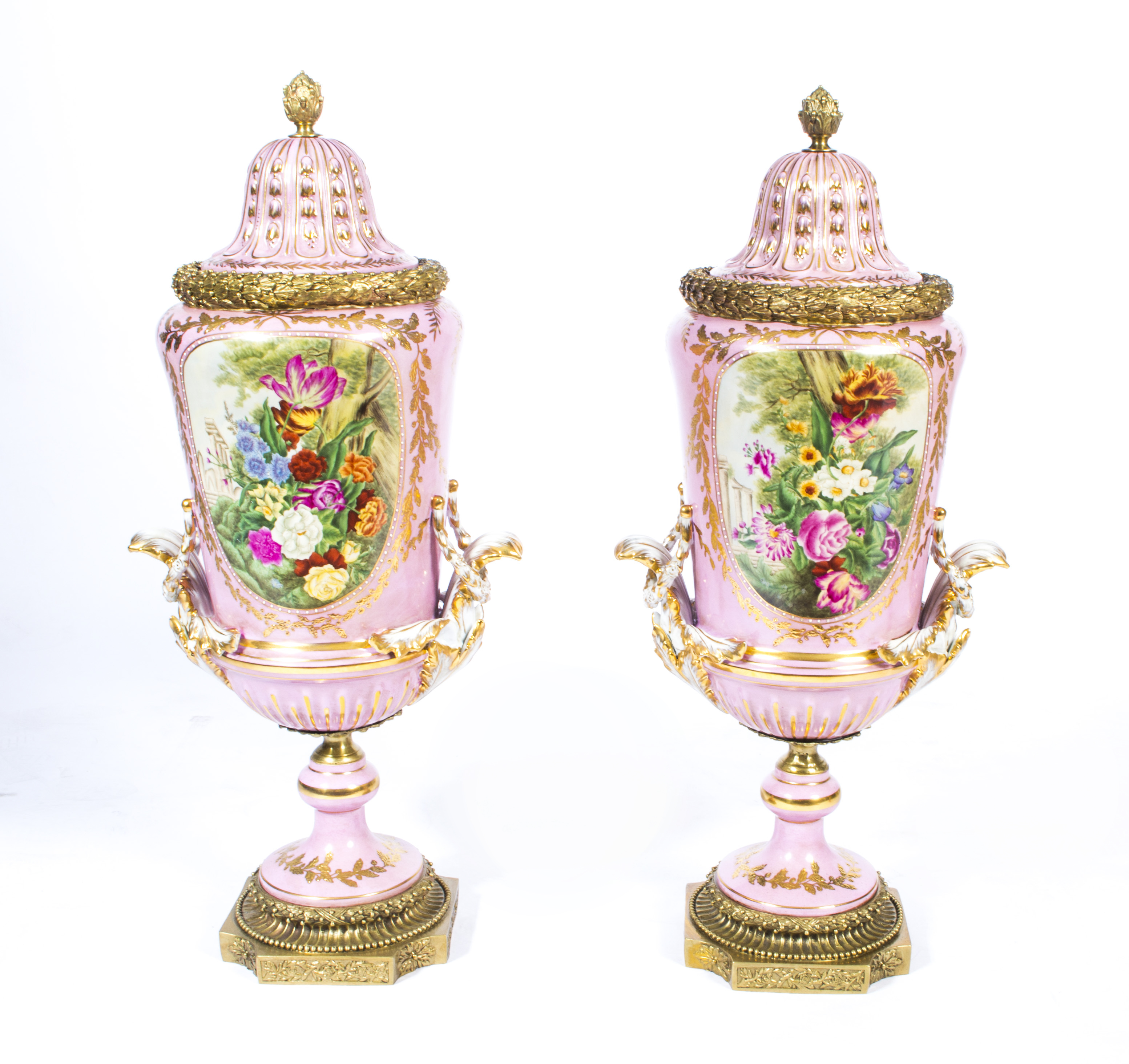 Large Pair Sevres Style | Ref. no. 07348 | Regent Antiques